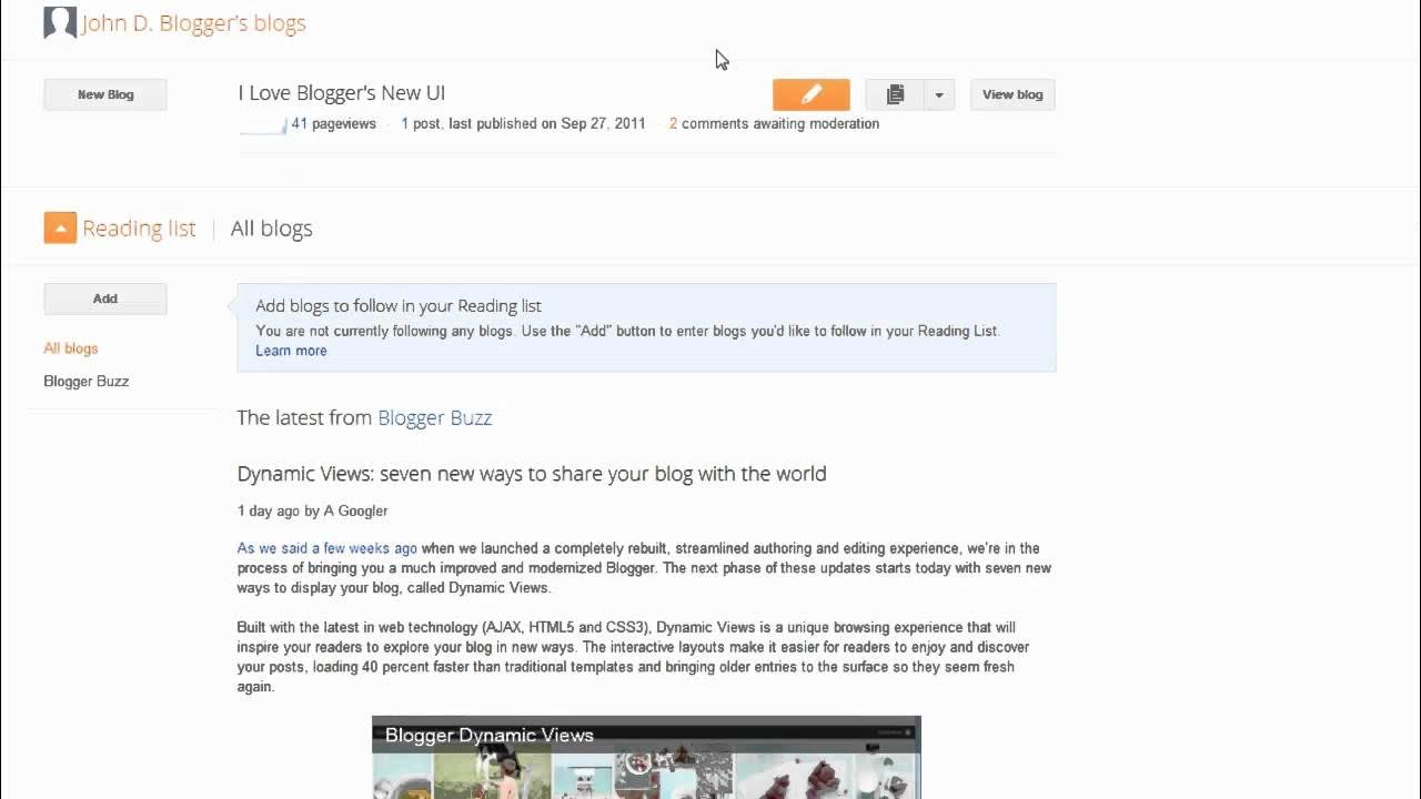 Manage comments on your blog - YouTube