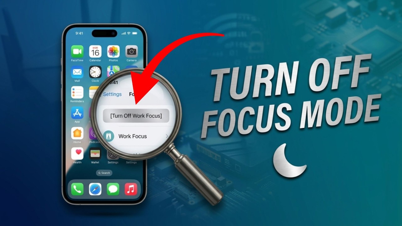 How to Turn Off Focus Mode on iPhone (iOS 26) - YouTube