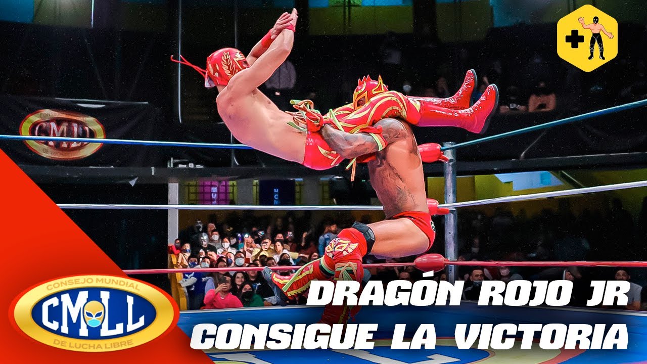 CMLL | Dragón Rojo Jr , Bárbaro Cavernario y El Coyote vs Soberano Jr ...