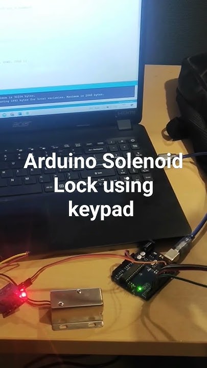 Arduino Solenoid Lock IOT project using keypad - YouTube
