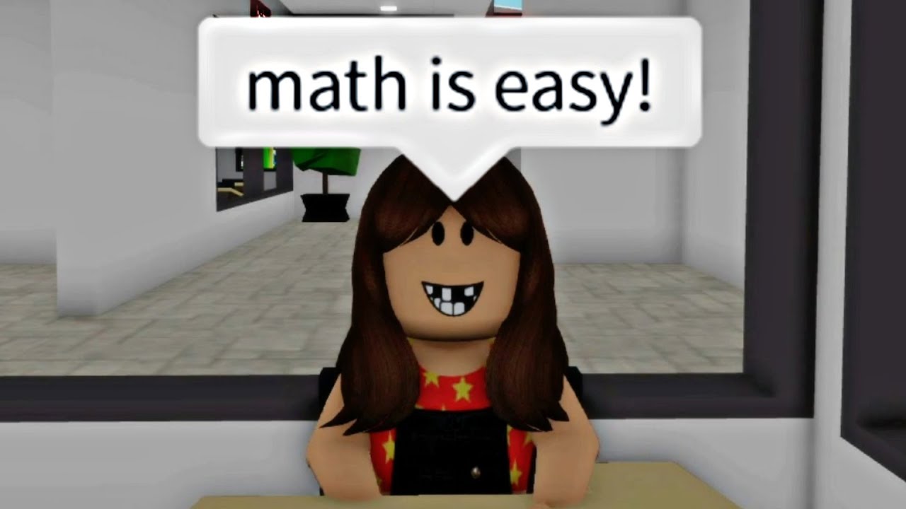 When you are good at math (meme) ROBLOX - YouTube
