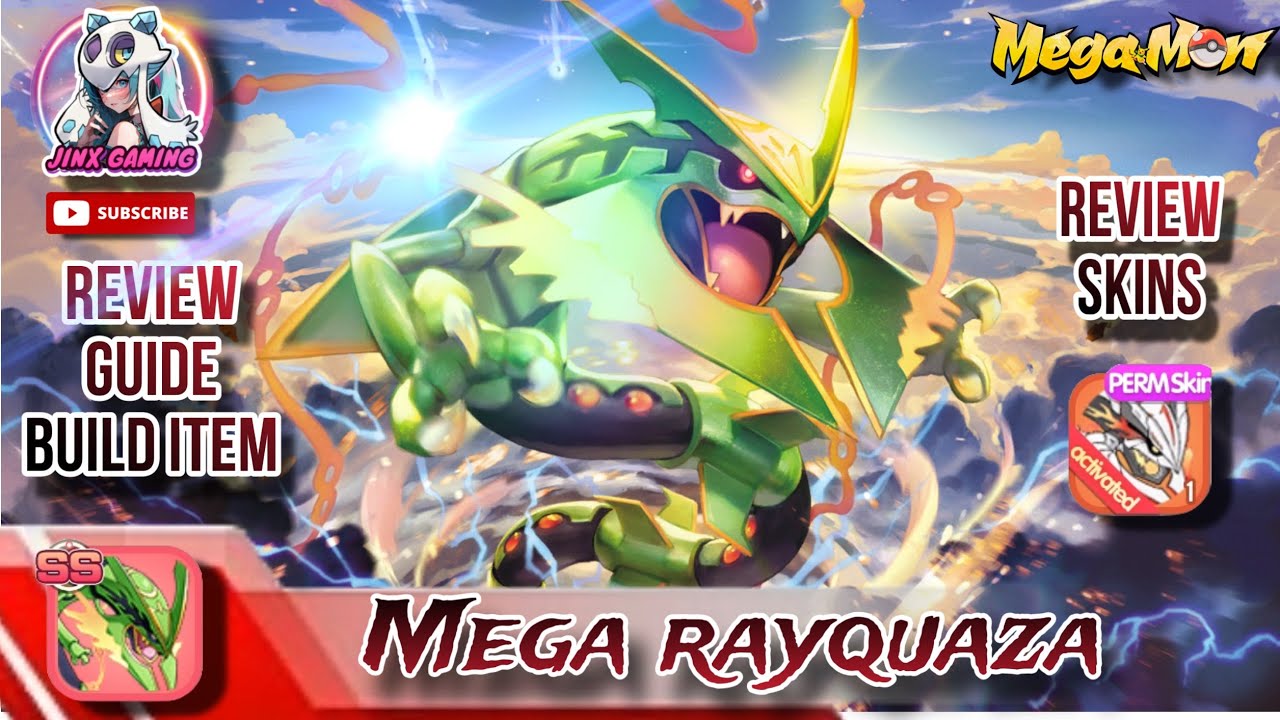 🔥Megamon🔥Mega Rayquaza Guide & Build item - YouTube