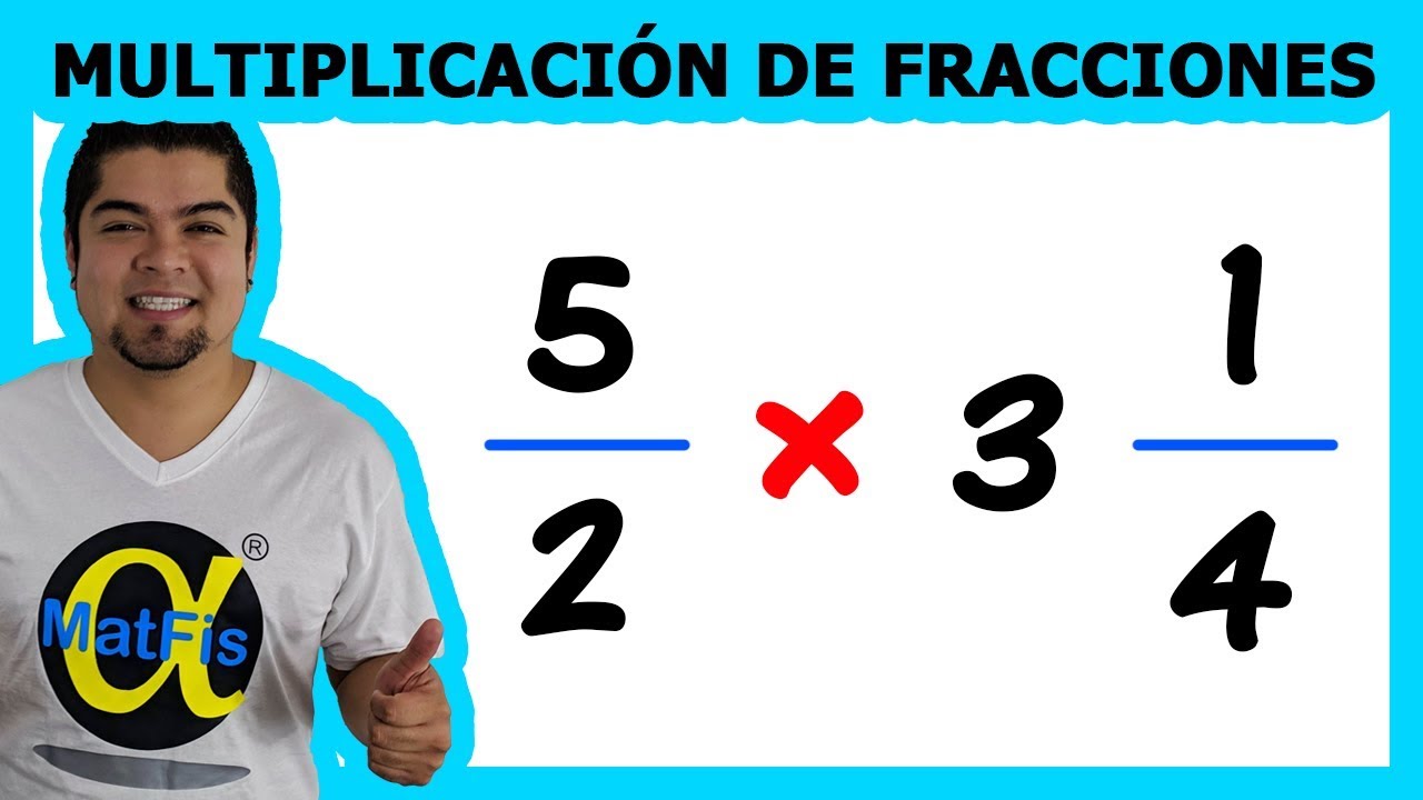 Multiplicación de una fracción mixta por una fracción común video 2 ...