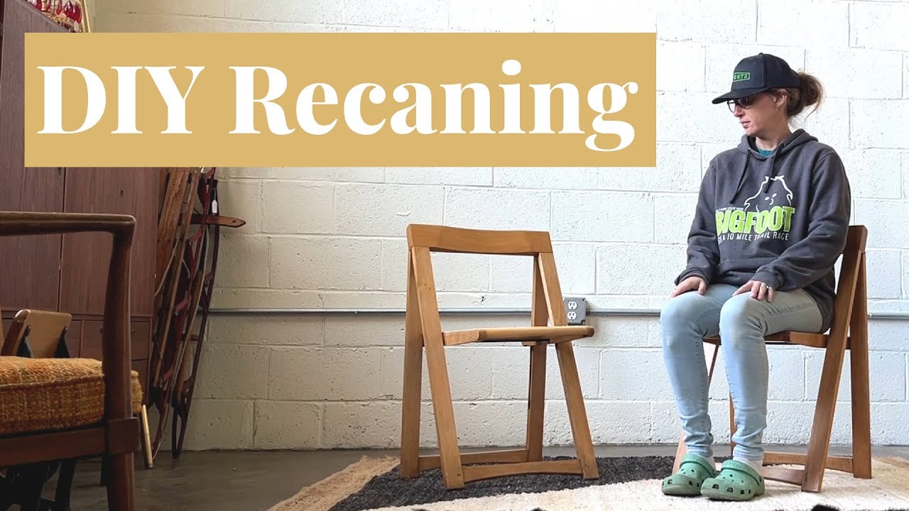 DIY Recaning - How to Recane a Chair - YouTube
