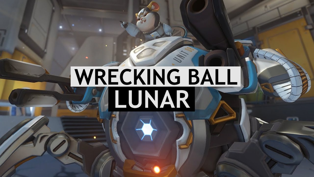 Overwatch: Hammond Lunar Legendary Skin In-Game (Wrecking Ball) - YouTube