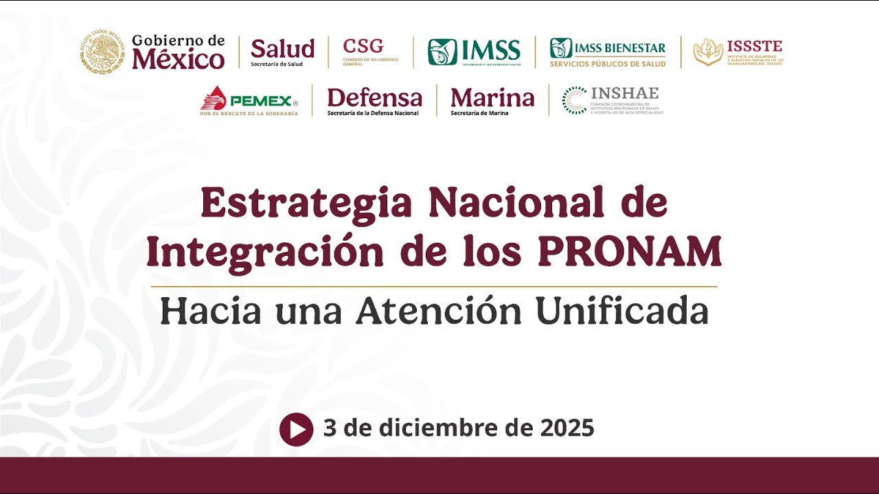 Estrategia Nacional de Integración de los PRONAM - YouTube