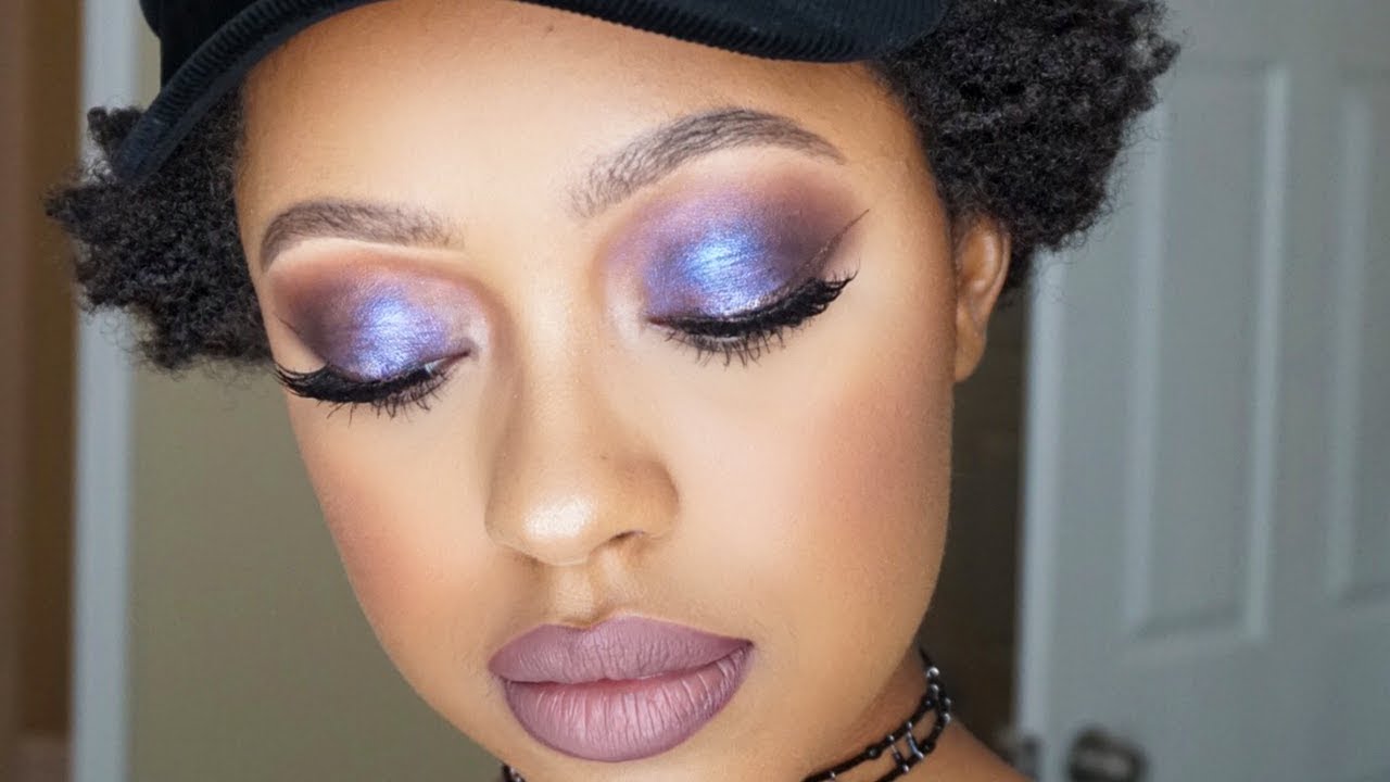 PURPLE MOONLIGHT EYESHADOW TUTORIAL - YouTube