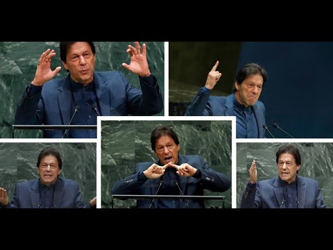 PM Imran Khan Historic Speech at 74th United Nations General Assembly ...