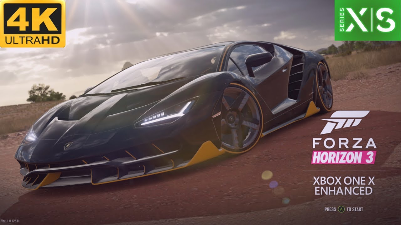Forza Horizon 3 Gameplay 4K - XBOX SERIES X - YouTube
