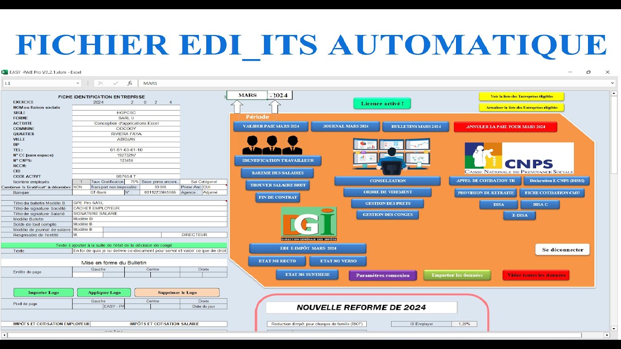 Déclaration automatique des ITS sur Easy Paie Pro - YouTube