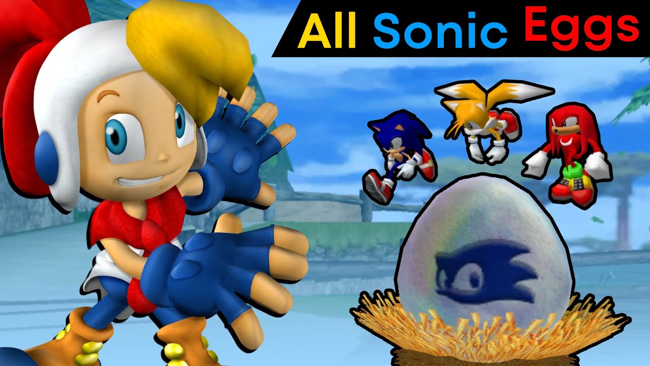 Billy Hatcher And The Giant Egg All Sonic Eggs And Powers Youtube