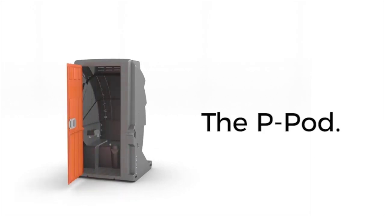 P Pod Portable Sanitation Restroom - YouTube