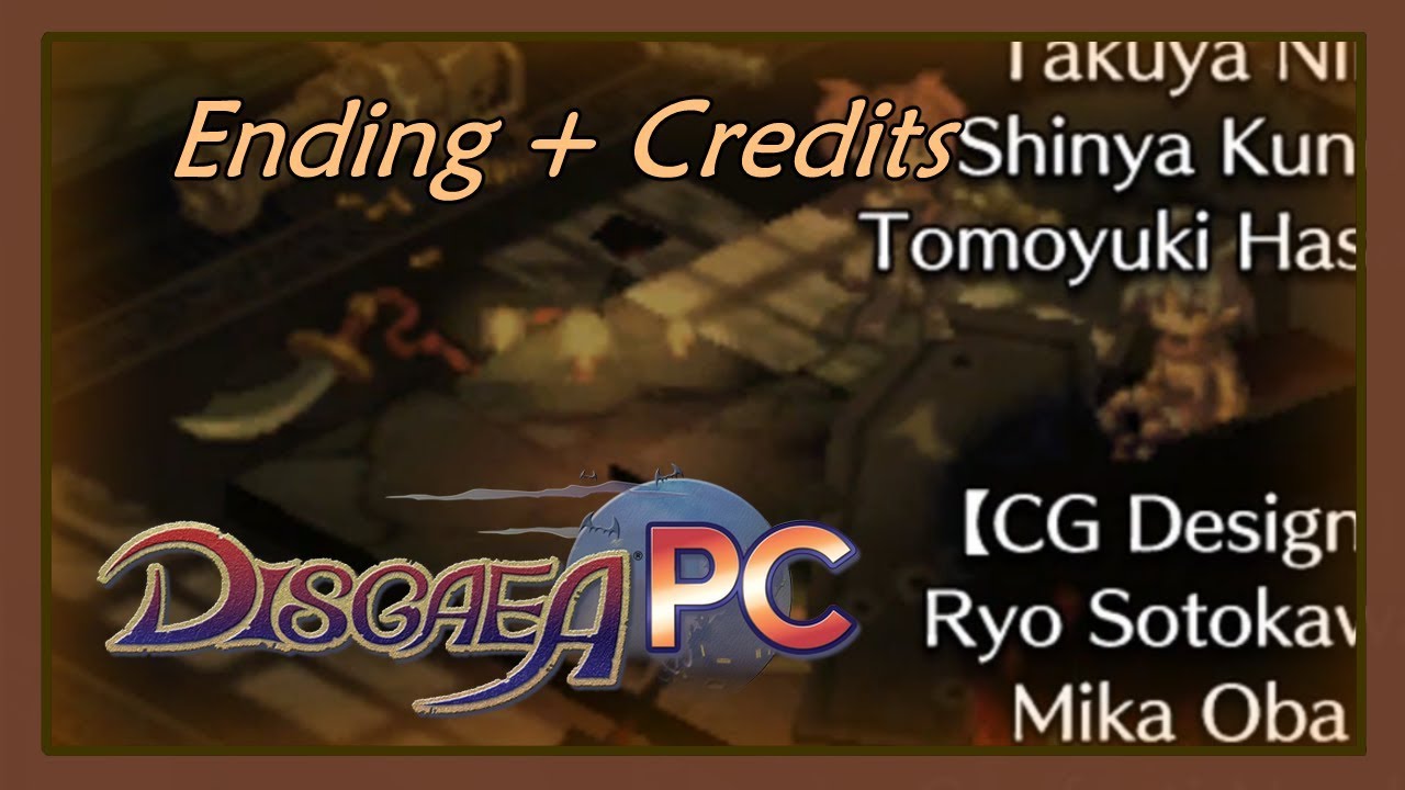 Disgaea 1 PC - Walkthrough - Ending + Credits - YouTube