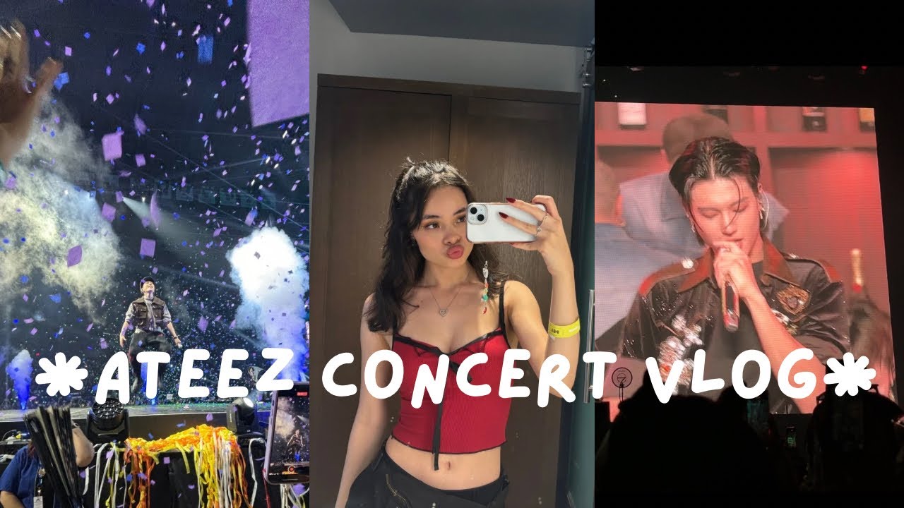 ateez concert vlog | towards the light in phoenix! (atiny vip) 🤭 - YouTube