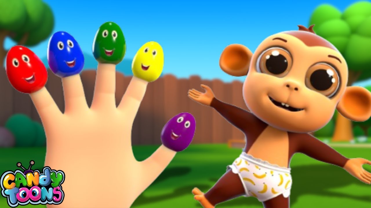 Five Finger Family Song | Rhymes for Babies | Animation Rhymes & Songs ...