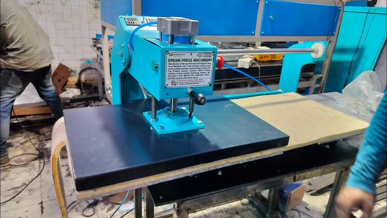 A3 heat press, automatic double beds 16x24 heat press machine - YouTube