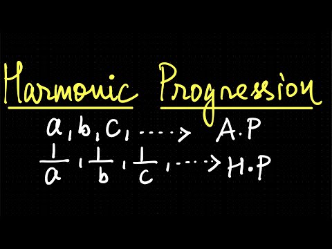 Harmonic Progression and Harmonic Mean | Simplified with Examples