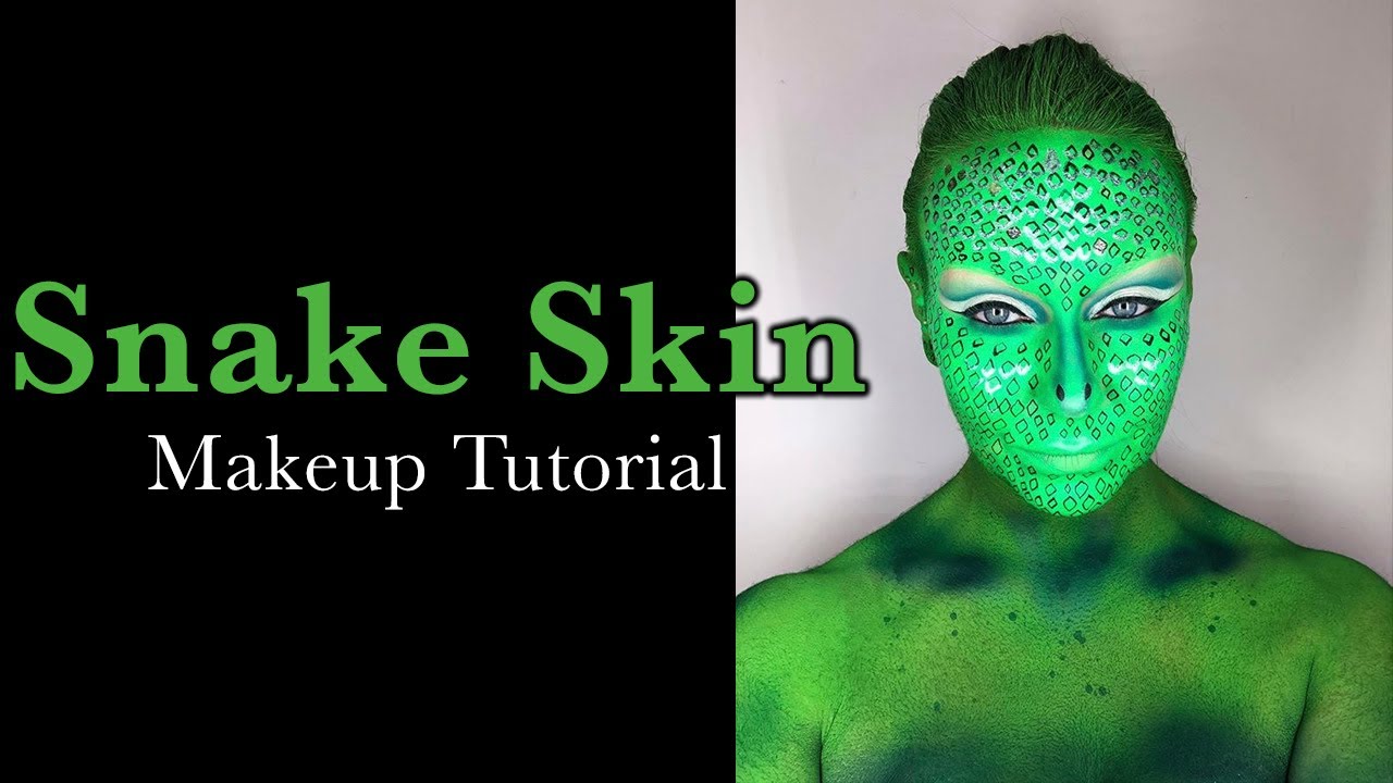 Snake Skin 🐍 Makeup Tutorial - YouTube