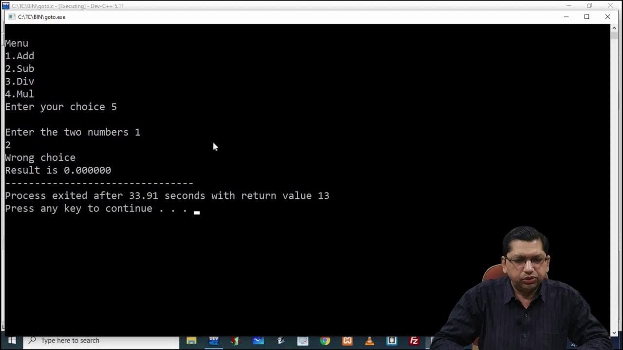 Exit Statement | Jump Statement in C Programming (Part 3) | By Professor Pankaj Gupta | BIIT ...