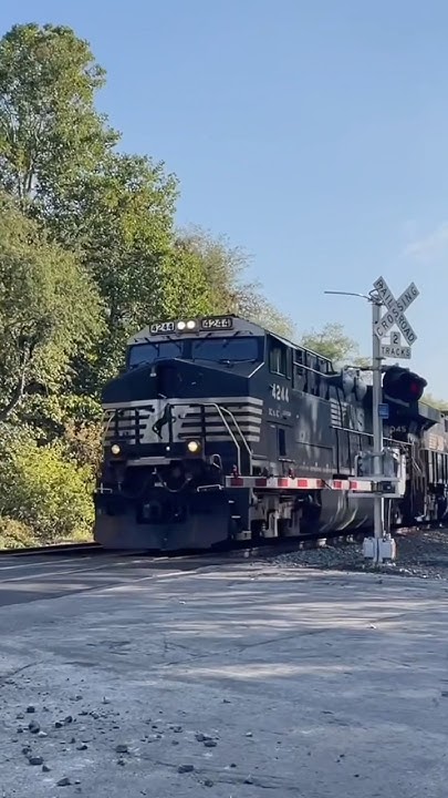 NS 269 blasts the horn through the crossing! - YouTube