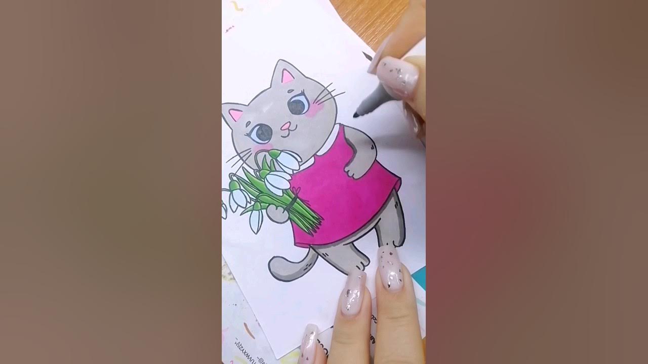 БУМАЖНЫЕ СЮРПРИЗЫ на заказ 😍 процесс рисования ️ бумажныесюрпризы