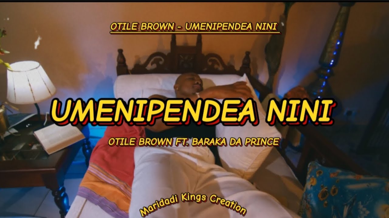 Otile Brown ft. Baraka Da Prince - Umenipendea Nini (Lyric Video) - YouTube