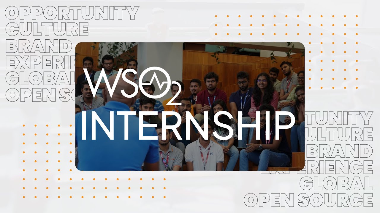 WSO2 Internship - YouTube