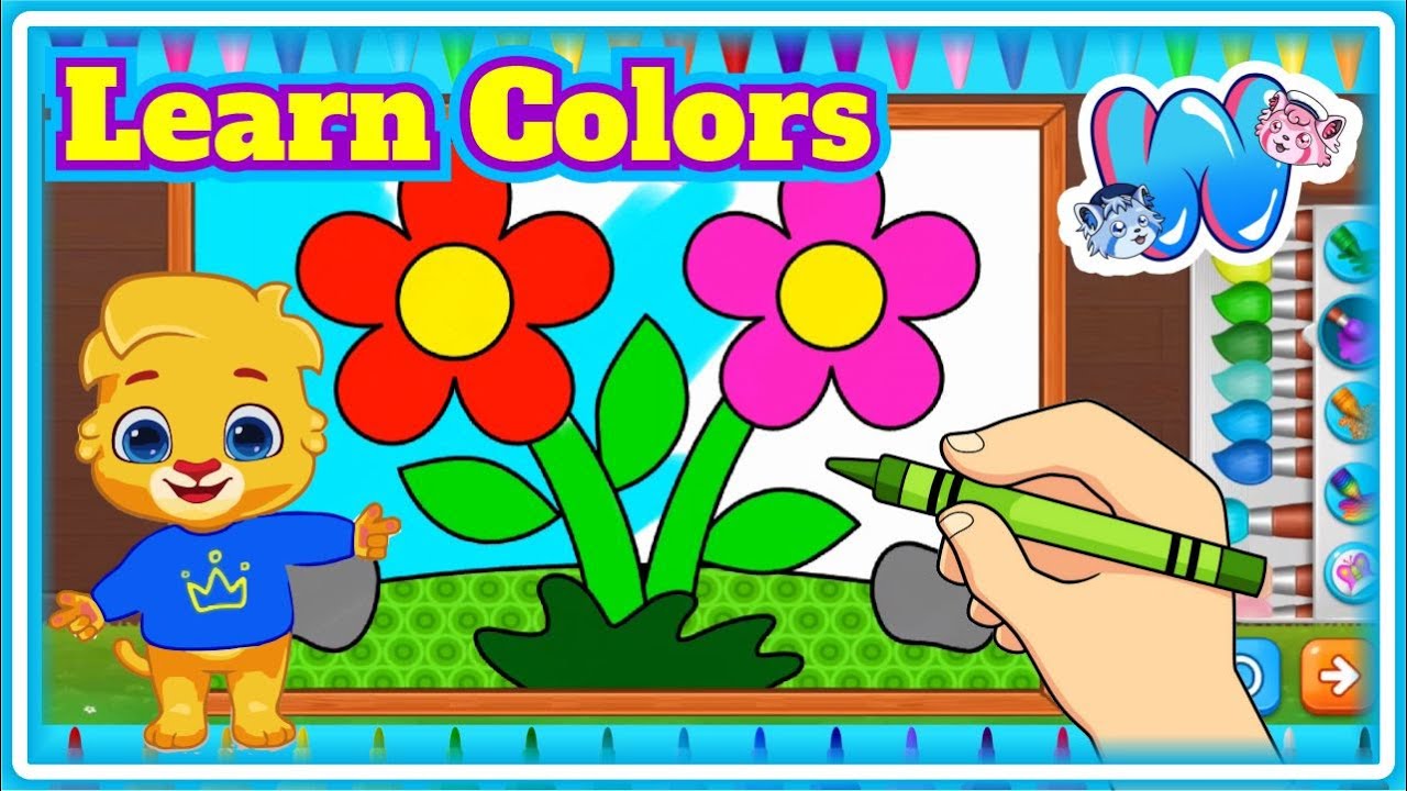 Learn Colors & Paint + Color Song PART 1 | Toddlers & Pre-School Kids ...