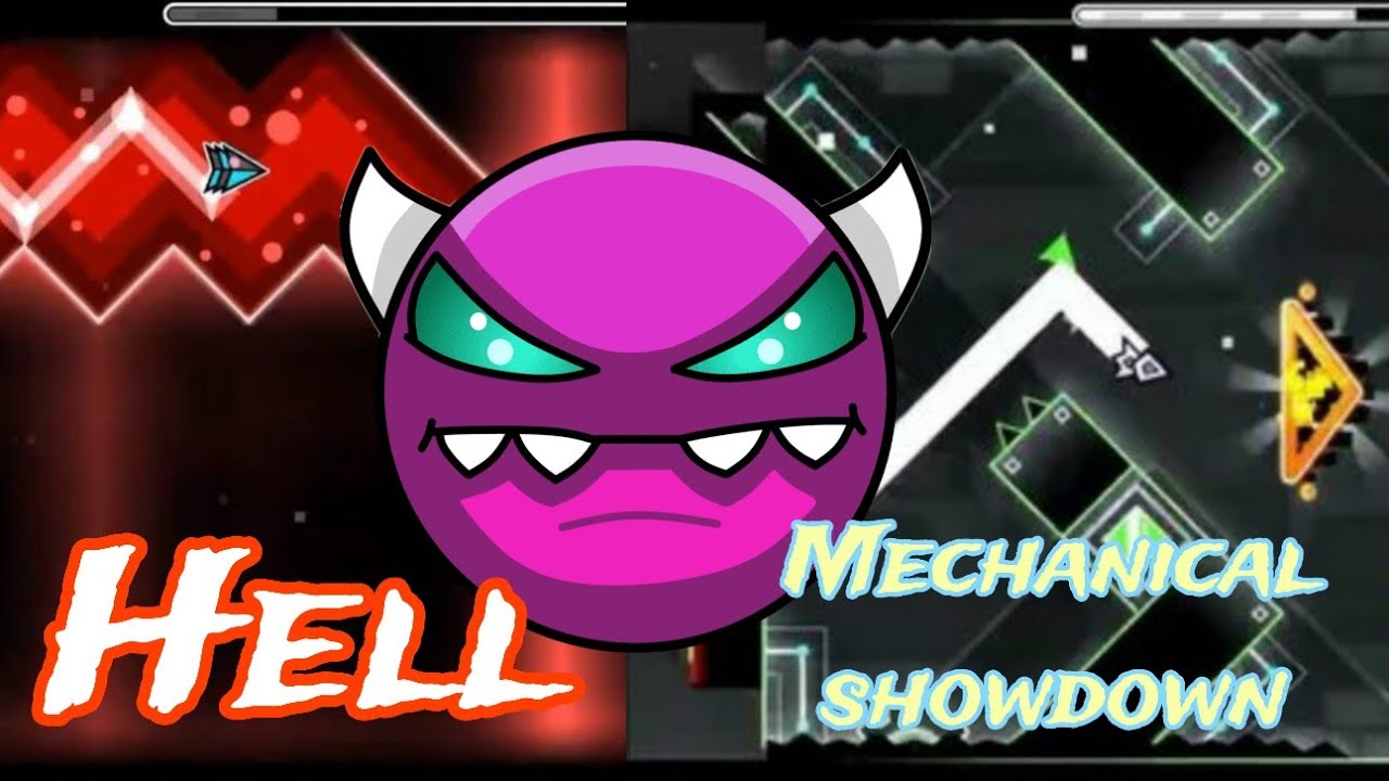 Hell и Mechanical showdown | Geometry Dash - YouTube