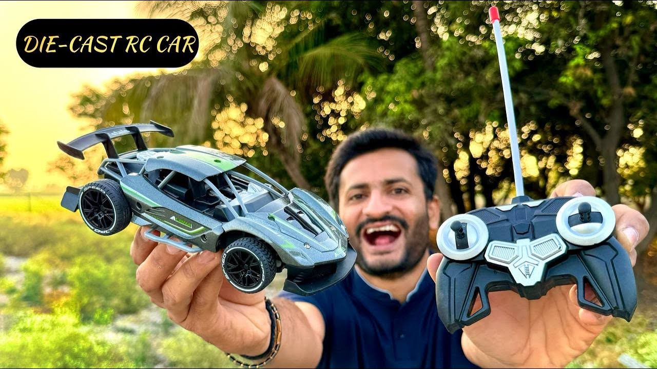 Remote Control Sports Car High Speed Stunt RC Car Alloy unboxing and ...