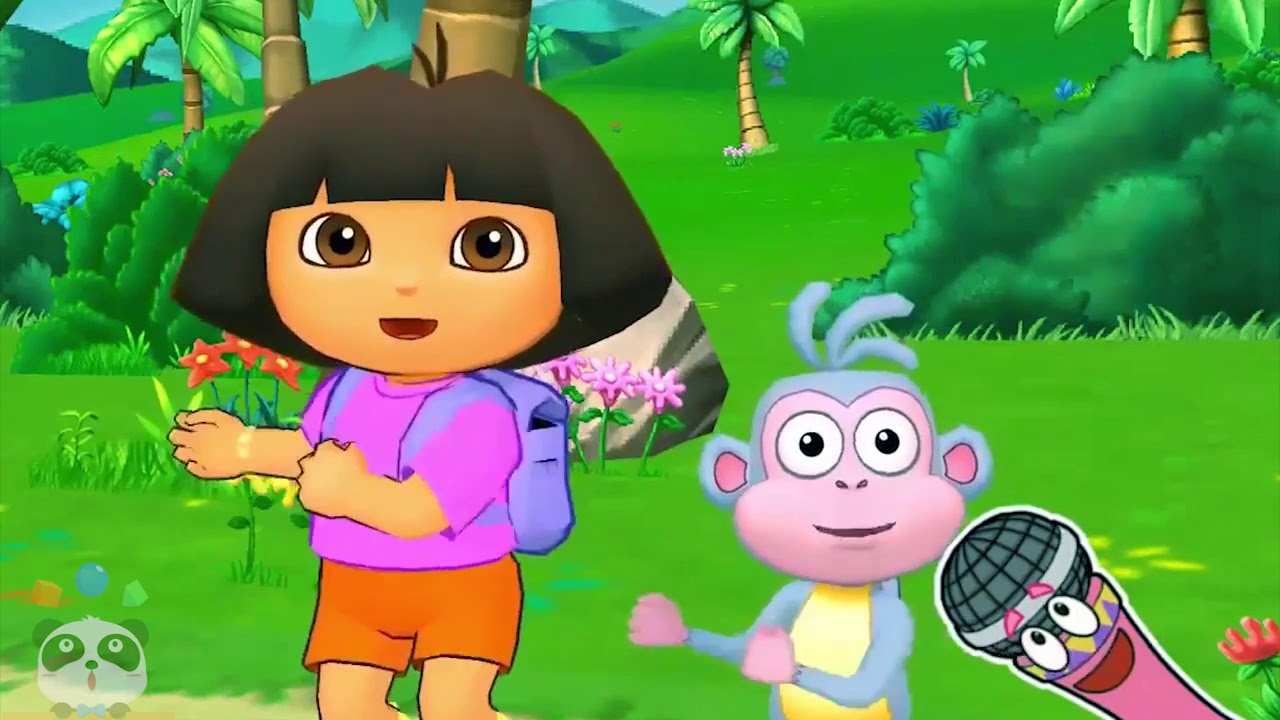 Dora at House the Explorer and Boots Friends Dance with Music Them ...