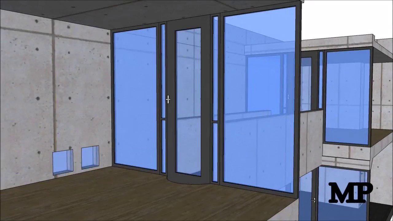 AZUMA HOUSE SKETCHUP MODEL - YouTube