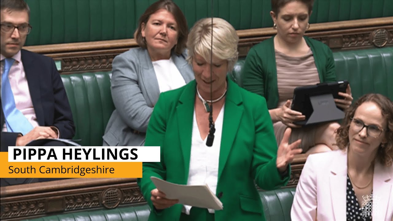 Pippa Heylings Maiden Speech - YouTube