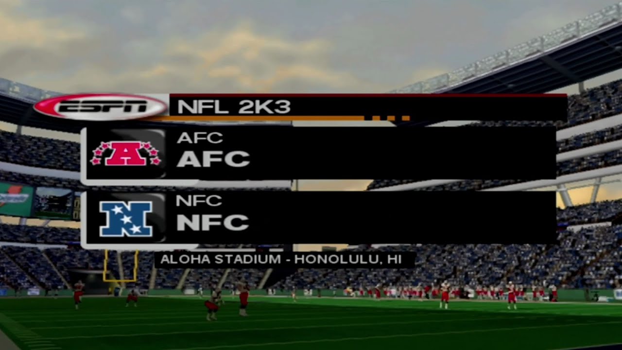 NFL 2K3 Pro Bowl Game - YouTube