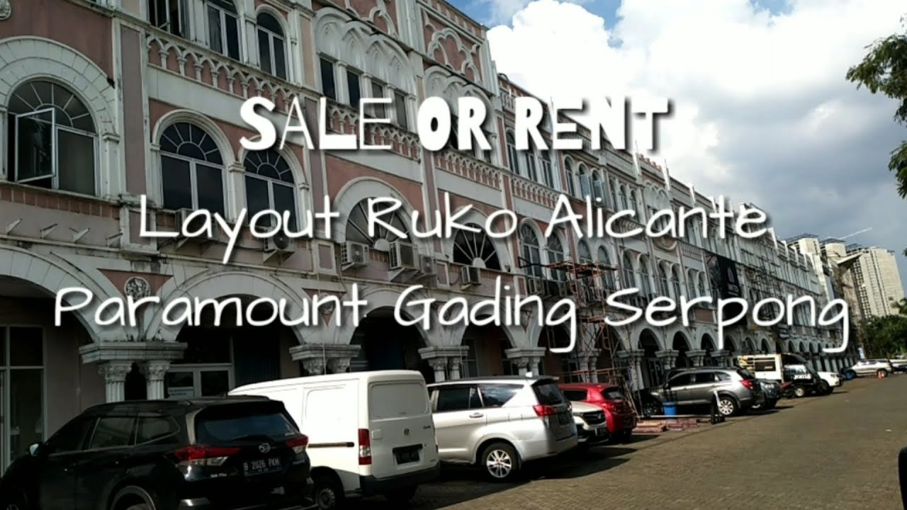 Ruko Alicante paramount Gading Serpong (SALE or RENT) - YouTube