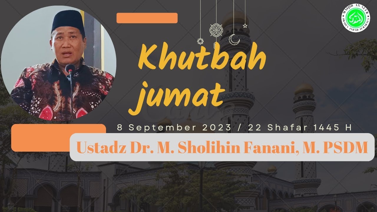 Ustadz Dr. M. Sholihin Fanani, M. PSDM - YouTube