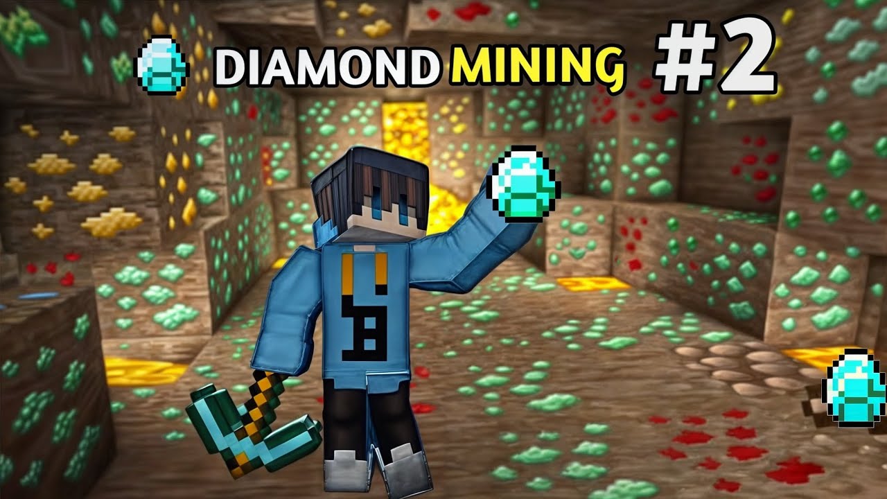 I FOUND A SECRET CAVE MINECRAFT DIAMOND MINING - YouTube