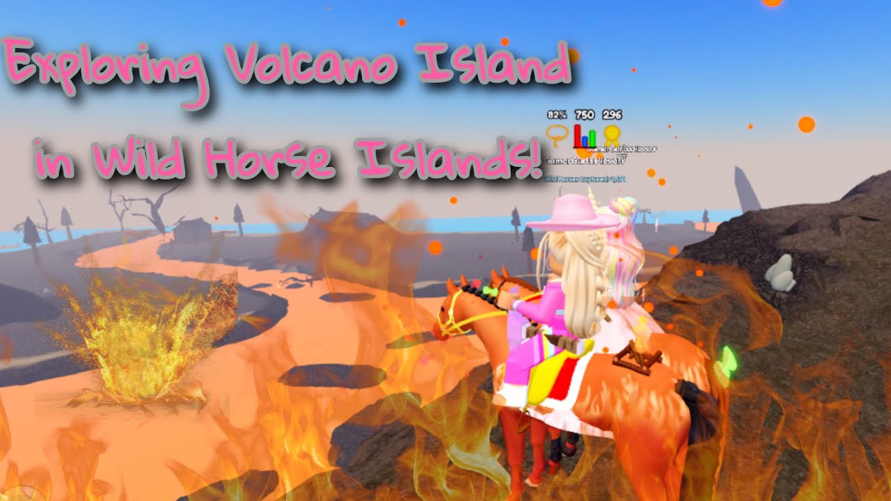 Exploring Volcano Island! (our matching volcanic horses!) - YouTube
