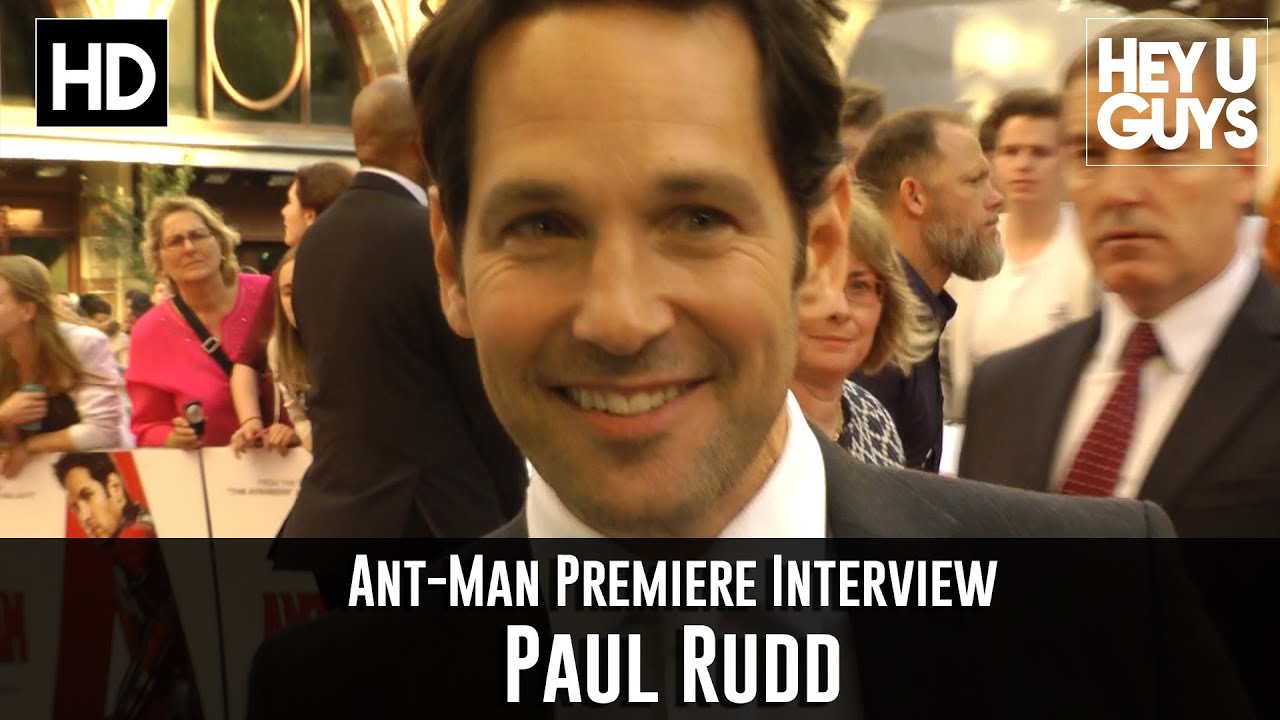Paul Rudd Interview - Ant-Man Premiere - YouTube