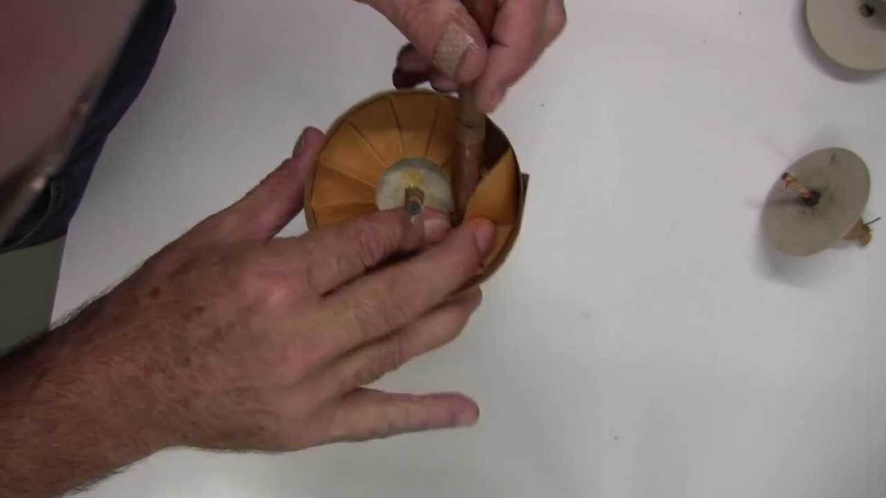 Rolling a 4 Inch Shell Casing - YouTube