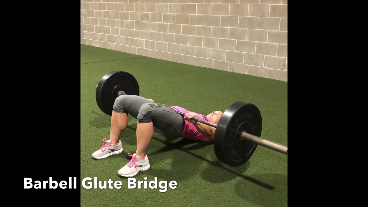 Barbell Glute Bridge - YouTube