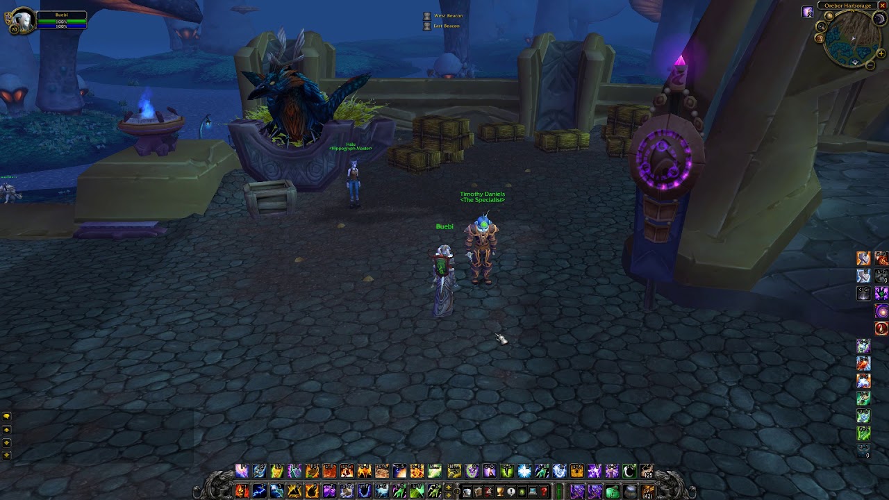 Orebor Harborage Reagent Vendor Location, WoW TBC - YouTube