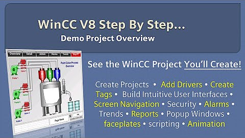 WinCC v8.0 Step By Step - Learn SCADA Programming! 😍 SCADA Programming Full Course #winccguru ...