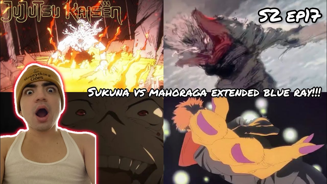 MOST PEAK FICTION EVER! SUKUNA VS MAHORAGA BLUE RAY JUJUTSU KAISEN S2 ...