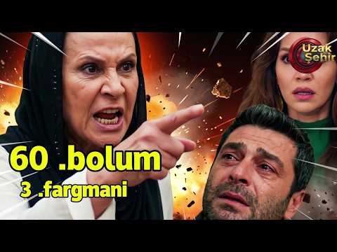 Uzak Şehir 60. Bölüm Tanıtım 3 KIYAMET KOPUYOR! 😱 Alya Uçurumdan Atladı, Cihan Dünyayı Yakıyor! |
