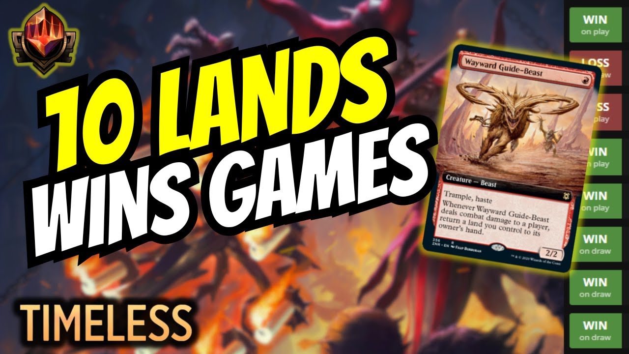 Break the MTG Arena Algorithm and win in Mythic Rank with Only 10 Lands ...