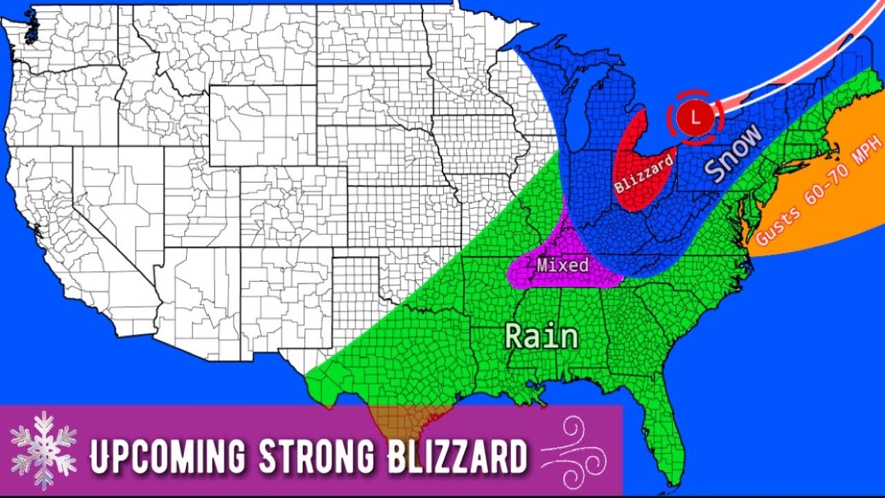 Upcoming Strong Blizzard - YouTube