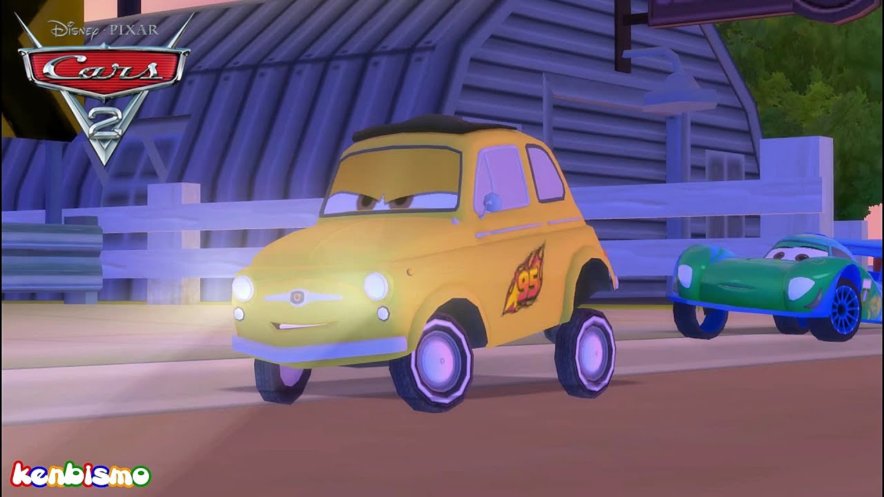 Luigi race at Radiator Sprint, Cars 2 The Video Game PC Gameplay 1080p ...