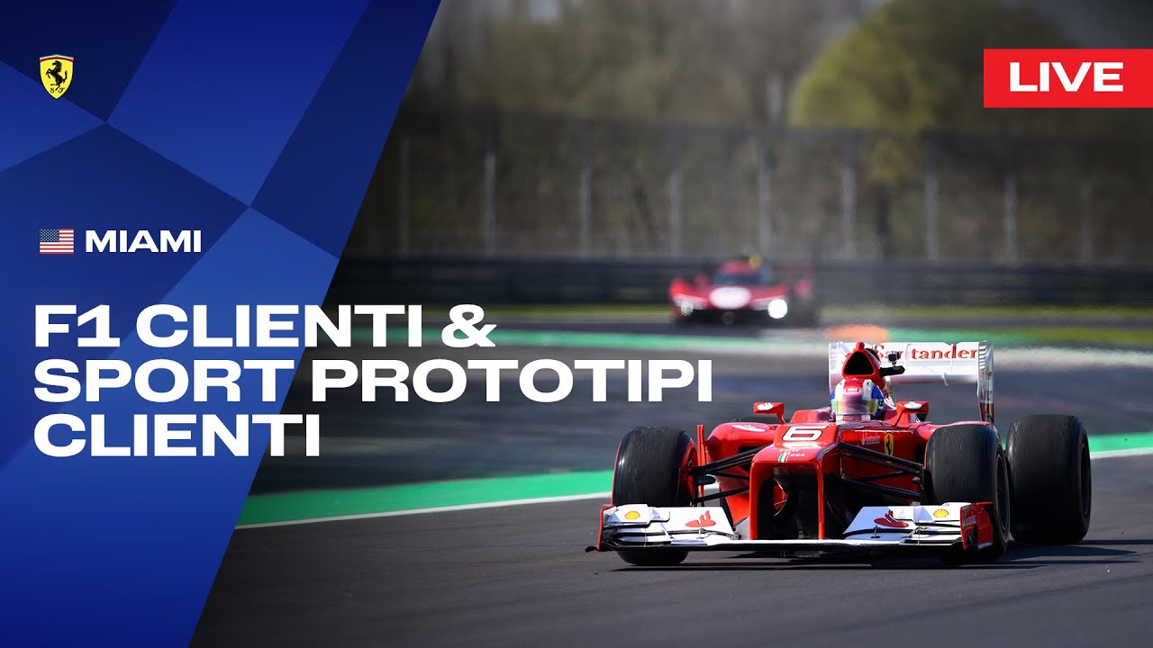 LIVE Ferrari Racing Days Miami - F1 Clienti & SPC - YouTube