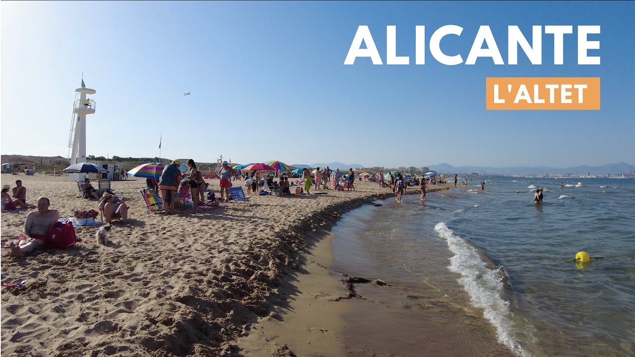 Alicante Beach Walk 2023 - L'Altet / SPAIN - YouTube